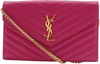 Saint Laurent Sac bandouli&egrave;re vintage doccasion - Femme - Pre-owned - Rose - Taille: ONE Size