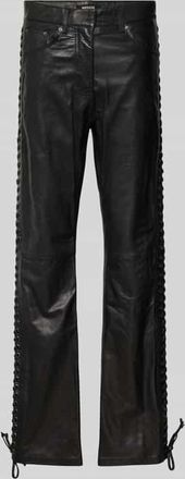 Rotate Lederhose mit 5-Pocket-Design