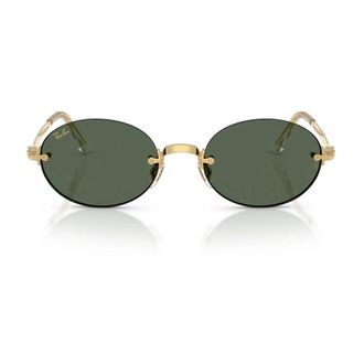 Ray-Ban Ovale Metallsonnenbrille - - Accessories - Herren - Gelb - 54 MM
