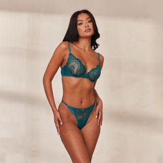 Lounge Charmed Balcony Soutien-Gorge - Turquoise - 100 / FF