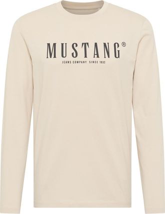 Mustang Jeans Herren Style Asheville T-Shirt, Oatmeal 4092, Small