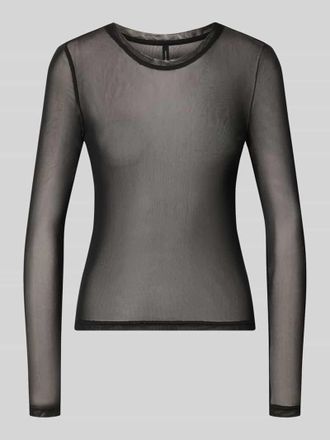 Vero Moda Slim Fit Langarmshirt mit Rundhalsausschnitt Modell LOVA