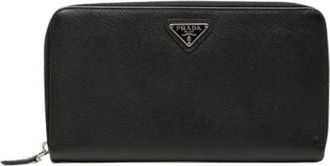 Prada Portefeuille Vintage Pre-owned - Femme - Pre-owned - Noir - Taille: ONE Size