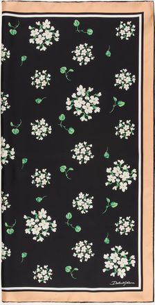 Dolce & Gabbana Seidentuch schwarz