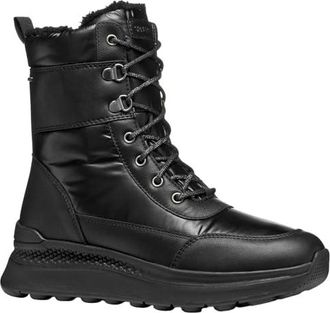 Geox D SPHERICA ACTIF X2 Bottines pour femme, noires, taille 40 UE, Noir, 40 EU