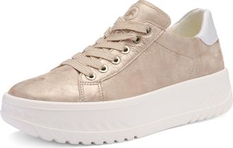 Ara Damen Monaco Sneaker, Shell,Weiss, 38.5 EU Weit