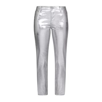 Alexandre Vauthier Metallic Jeans - - Jeans - Damen - Grau - W28