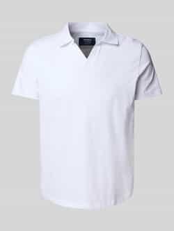 Mc Neal Poloshirt mit V-Ausschnitt