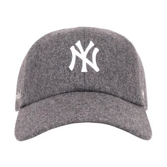Sporty & Rich Femme, Accessoires, Gris, Taille: ONE Size Yankees Serif Wool Hat