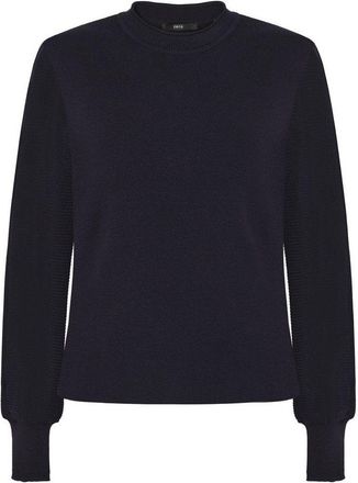 Zero Strickpullover Damen mit hohem Kragen (1-tlg) Plain/ohne Details
