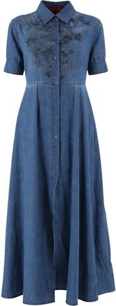 Ermanno Scervino Femme, Robes, Bleu, Taille: 40 FR Dress