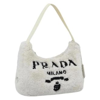 Prada Pre-owned Vintage Hand Bag - Femme - Pre-owned - Blanc - Taille: ONE Size