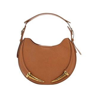 Roberto Cavalli Fang Schultertasche mit Tigergriff - - Bags - Damen - Braun - ONE SIZE