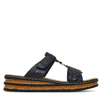 Rieker Pantoletten Rieker 629K9-14 Dunkelblau