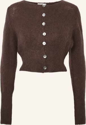 Americandreams Americandreams Alpaca Corset Fit Cardigan Matilda braun