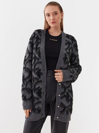 Pinko Pinko Strickjacke Iguana 101712 A14L Grau Regular Fit