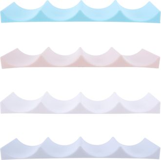 TOPBATHY VICASKY 4 St&uuml;ck Kunststoff Flaschenregal f&uuml;r K&uuml;hlschrank Stapelbarer Dosen Organizer und Weinflaschenhalter f&uuml;r K&uuml;che Speisekammer und Arbeitsplatte P