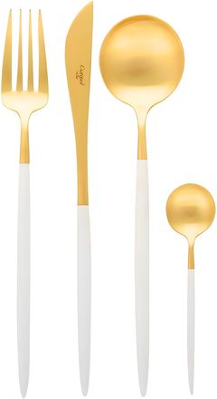 Cutipol Goa Besteck-Set - 24-teilig (Gold/Matt Weiß)