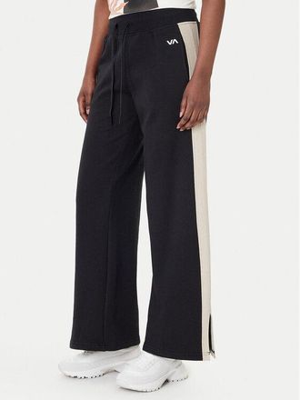 Rvca Jogginghose Benchwarmer 23WS113505 Schwarz Relaxed Fit