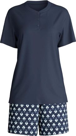 CALIDA Femme, V&ecirc;tements de nuit et de d&eacute;tente, Bleu, Taille: 40 FR 488 Pigiama Corto