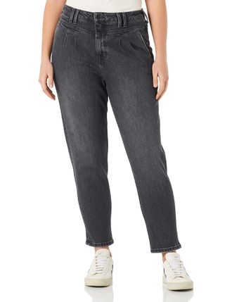 Mustang Jeans Damen Moms Jeans, Dunkelgrau 702, 27W / 32L