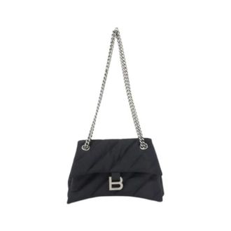 Balenciaga Sac &agrave; bandouli&egrave;re en nylon Pre-owned - Femme - Pre-owned - Noir - Taille: ONE Size