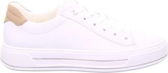 Ara Niedriger Wei&szlig;er Sneaker Leder Gummisohle Schn&uuml;rung - - Shoes - Damen - Wei&szlig; - 37 1/2 EU