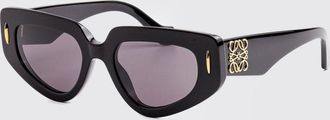 Loewe Ausgestellte Anagram Cat-Eye-Sonnenbrille aus Acetat mit Kontrastlogo