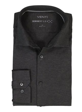 Venti Herren Hemd grau meliert