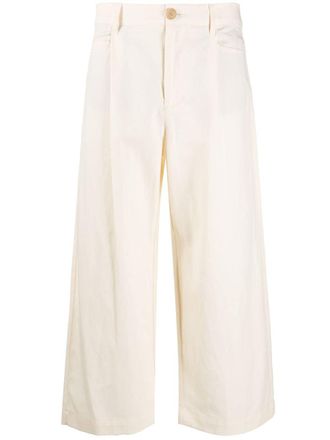 Vince Culottes mit hohem Bund - Nude