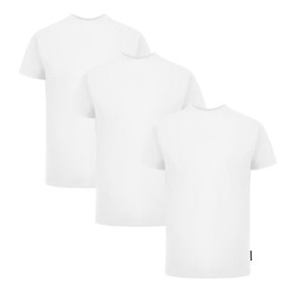 Palm Angels Tri-Pack Flag Logo Wei&szlig;e T-Shirts