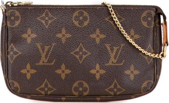 Louis Vuitton Crossbody Bags - Monogram Mini Pochette Accessoires - Gr. unisize - in Braun - für Damen