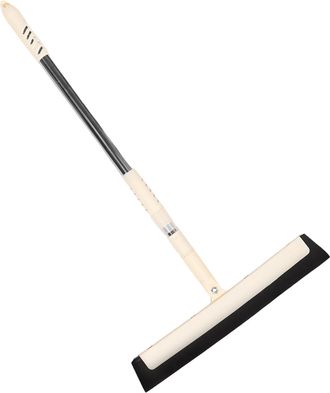 IFUNDOM Boden wasserschieber aus Edelstahl und PP Drehbar Vielseitiger Duschabzieher f&uuml;r Badezimmer Fliesen Fenster und B&uuml;ro Starker Nass Trockenschieber Beig