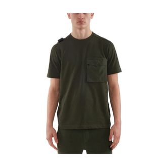 Mastrum Cargo Pocket T-Shirt - - Tops - Herren - Gr&uuml;n - XL