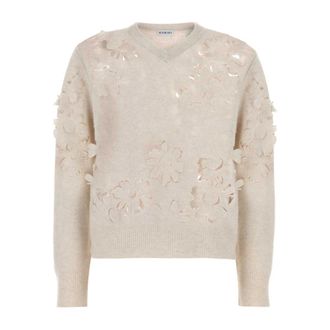 Burberry Sand Wollpullover - - Knitwear - Damen - Beige - S
