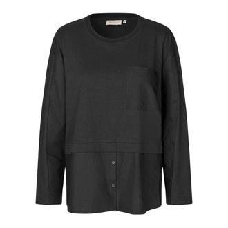 Masai Langarmshirt - - Tops - Damen - Schwarzk - XL