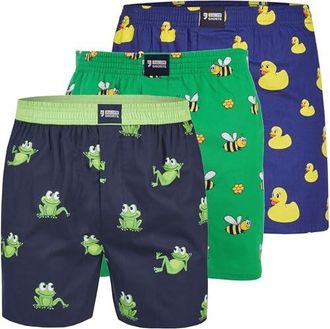 Happyshorts X Boxer, boxer et short pour homme avec suspension, Motif 16, XL