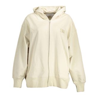 Calvin Klein Lang&auml;rmeliges Sweatshirt - - Sweatshirts & Hoodies - Damen - Beige - S