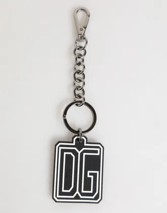 Dolce & Gabbana DG Logo Rubber Key Case - Black