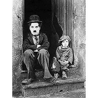 Fine Art Prints Silent Movie Still Charlie Chaplin the Kid Photo Impression sur Toile de Qualit&eacute; Sup&eacute;rieure UFCVPDG3947 16 x 12 pouces