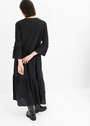 Bonprix Maxikleid f&uuml;r Fr&uuml;hjahr und Sommer, aus reiner Baumwolle, Oversize-Fit
