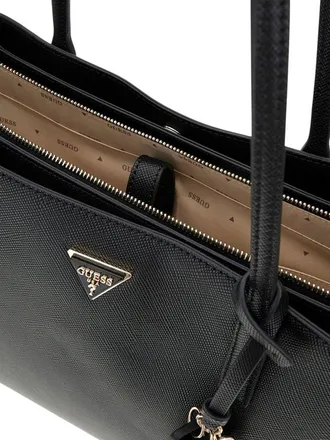 Guess Womens Tote Bag Black Polyurethane - Tote-Bags
