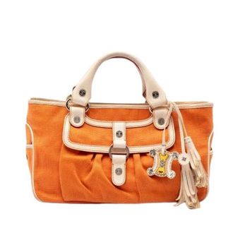 Celine Sac &agrave; main Boogie Pre-owned - Femme - Pre-owned - Orange - Taille: ONE Size
