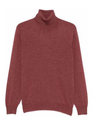Brunello Cucinelli Pull Col Rond - Rouge Brun