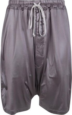 Rick Owens Homme, Shorts, Gris, Taille: S Drawstring Pods Shorts