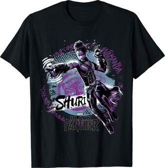 MARVEL Black Panther Film Shuri Graffiti T-Shirt