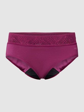 sloggi Perioden-Pants mit Lochstickerei Modell Hipster