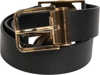 Dolce & Gabbana Homme, Accessoires, Noir, Taille: 90 CM Ceinture habill&eacute;e