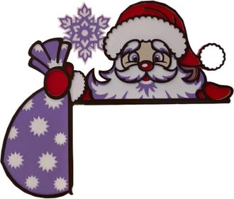 Generic Weihnachts-T&uuml;rdekoration, Weihnachtsdekoration, Weihnachtsdekoration mit T&uuml;rrahmen aus Holz, Wandkunst, Heimdekoration, Fensterbankdekoration