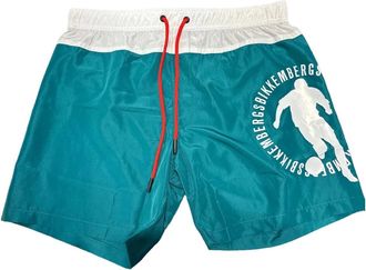 Dirk Bikkembergs Homme, Maillots de bain, Vert, Taille: S Boardshort &Eacute;l&eacute;gant pour Taille Moyenne